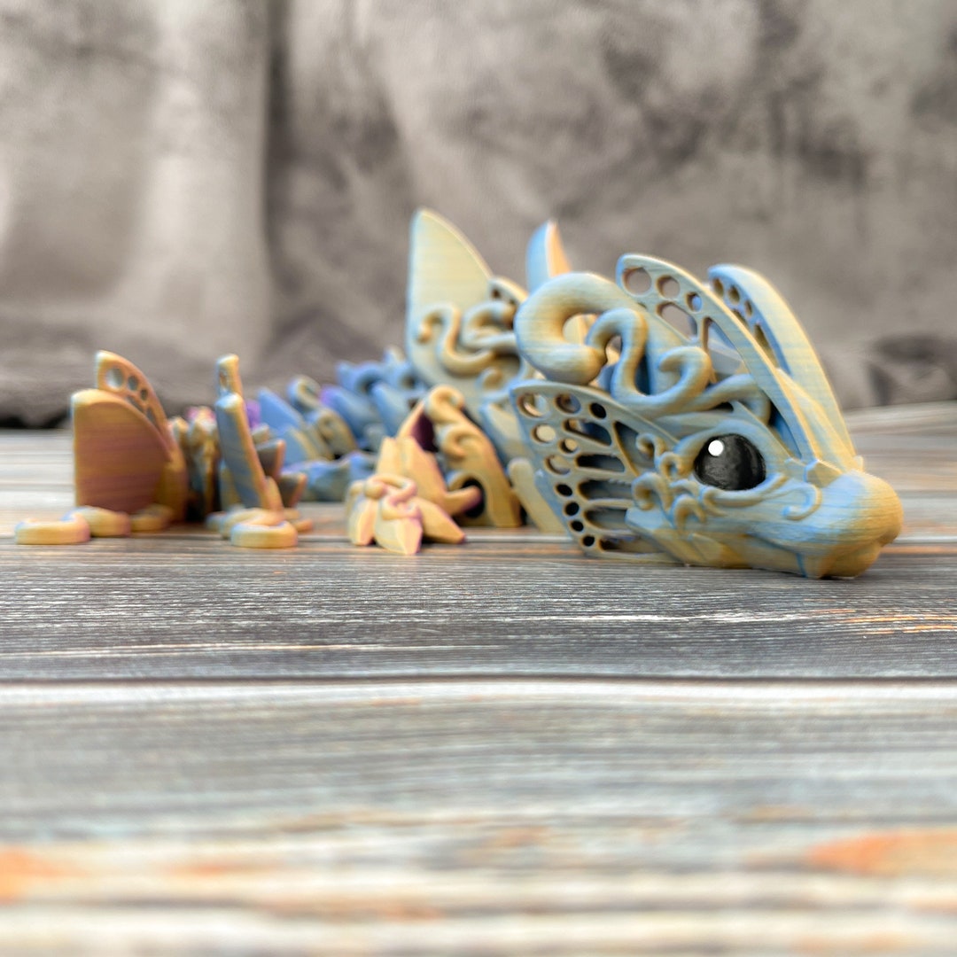 Baby Butterfly Dragon 3D Printed Articulated Figure - Etsy