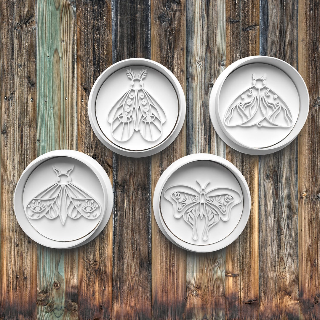 Moths Cookie Cutters, Cookie Stamps - Etsy