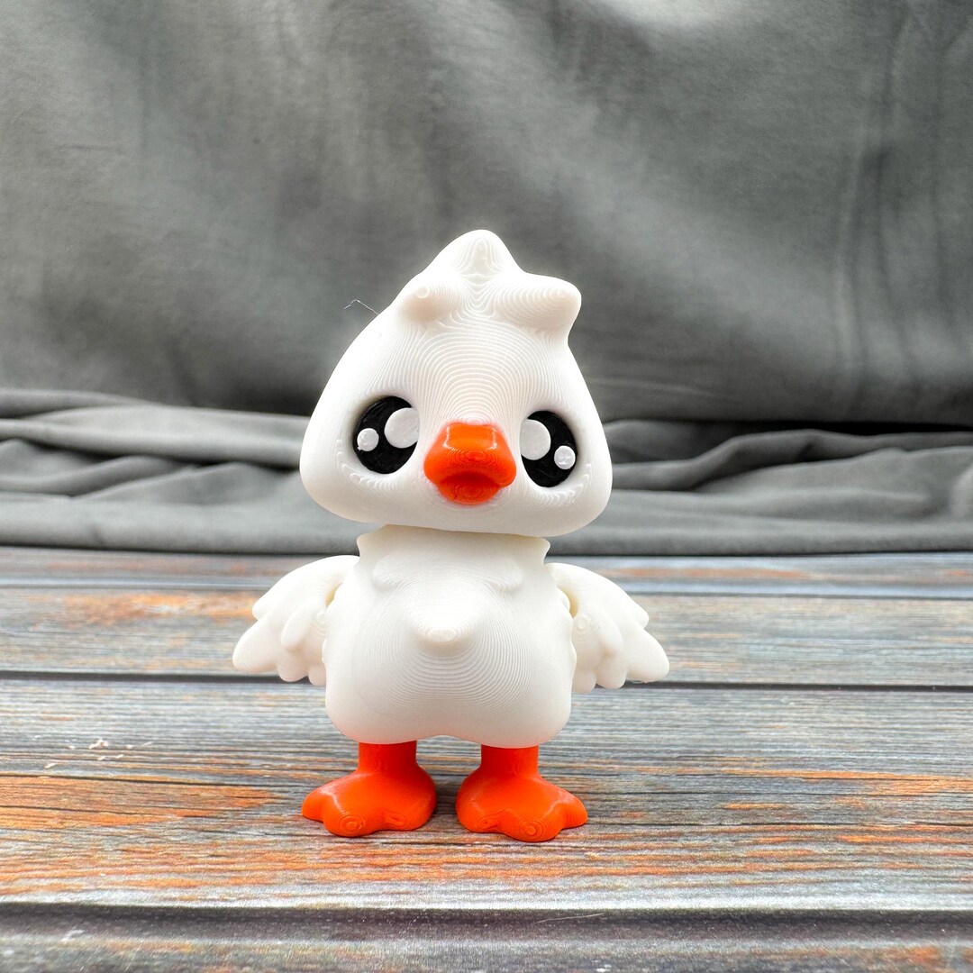 Goose Pixie 3D Printed Fidget Figure - Etsy