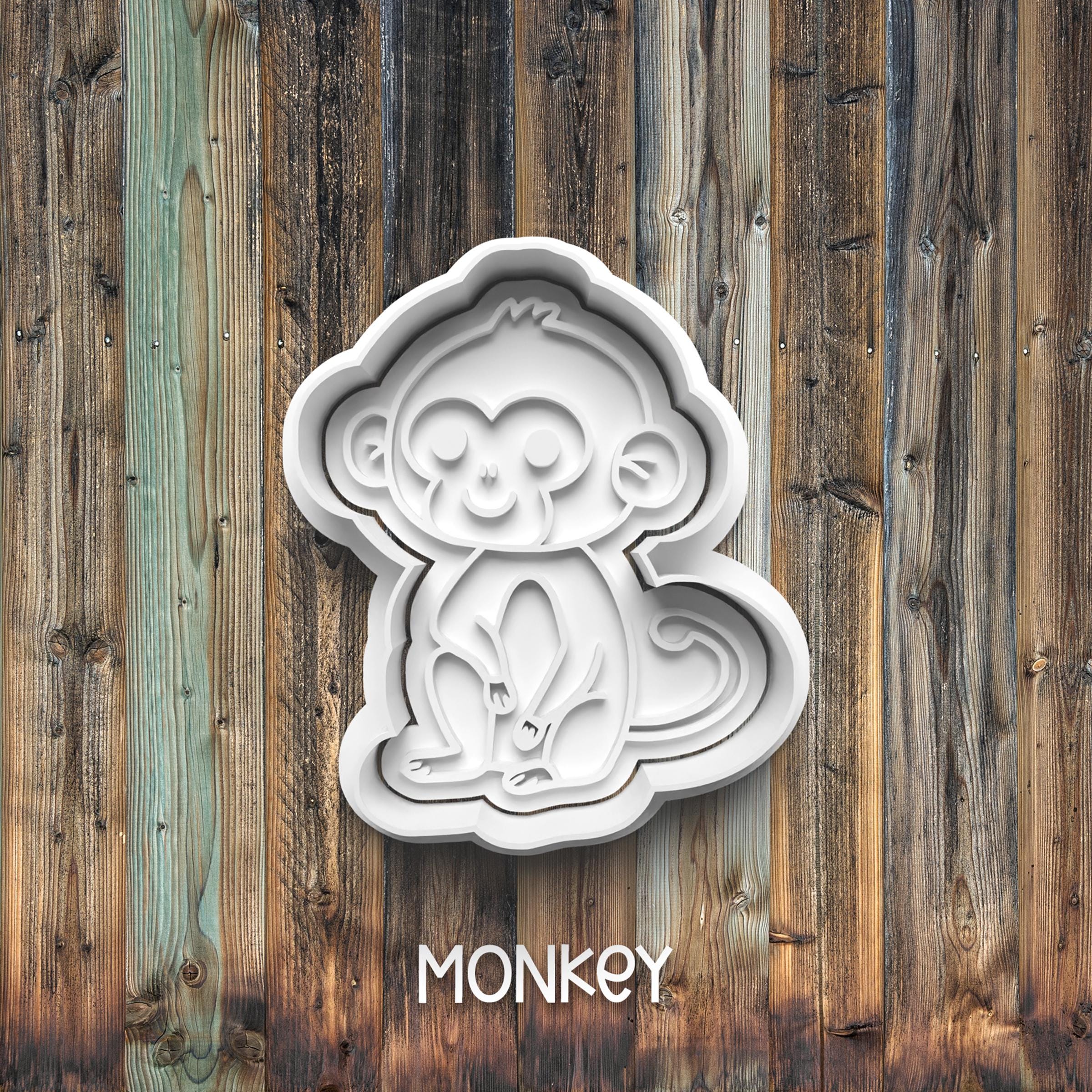 Wild Animals Cookie Cutters, Cookie Stamps - Etsy