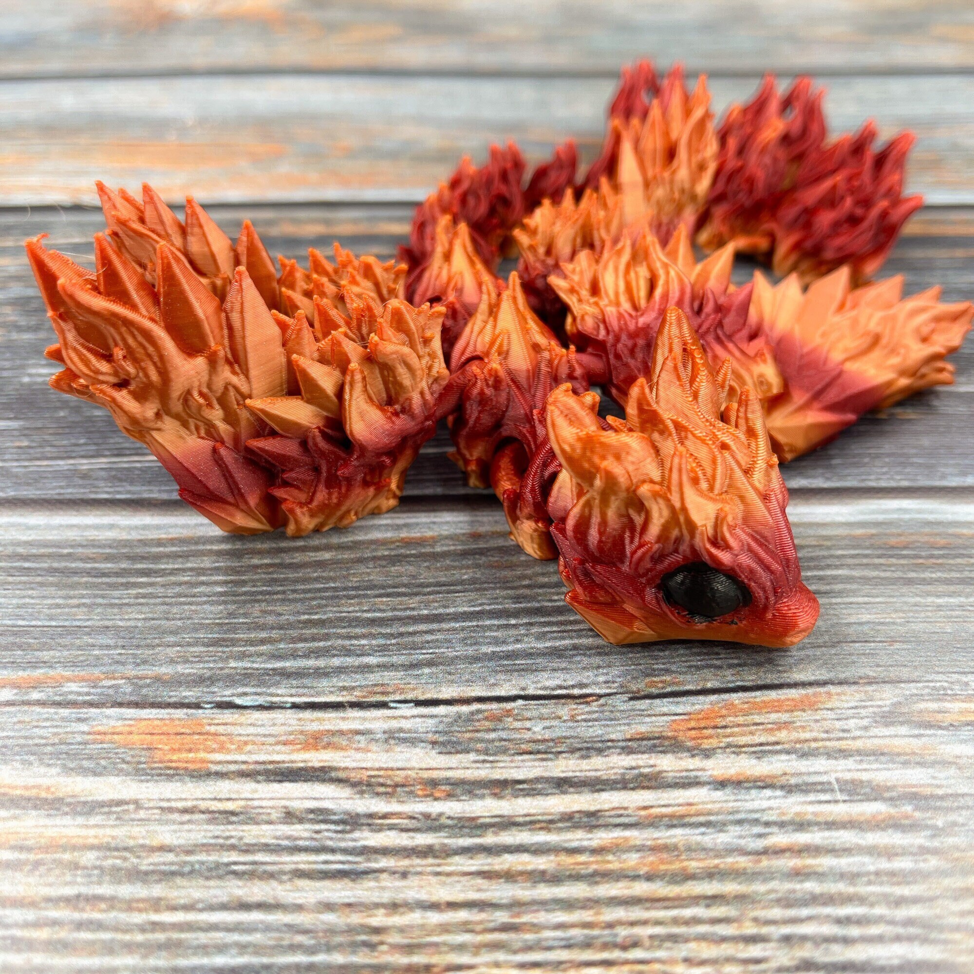 Fire Sprite Dragon 3D Printed Articulated Figure - Etsy