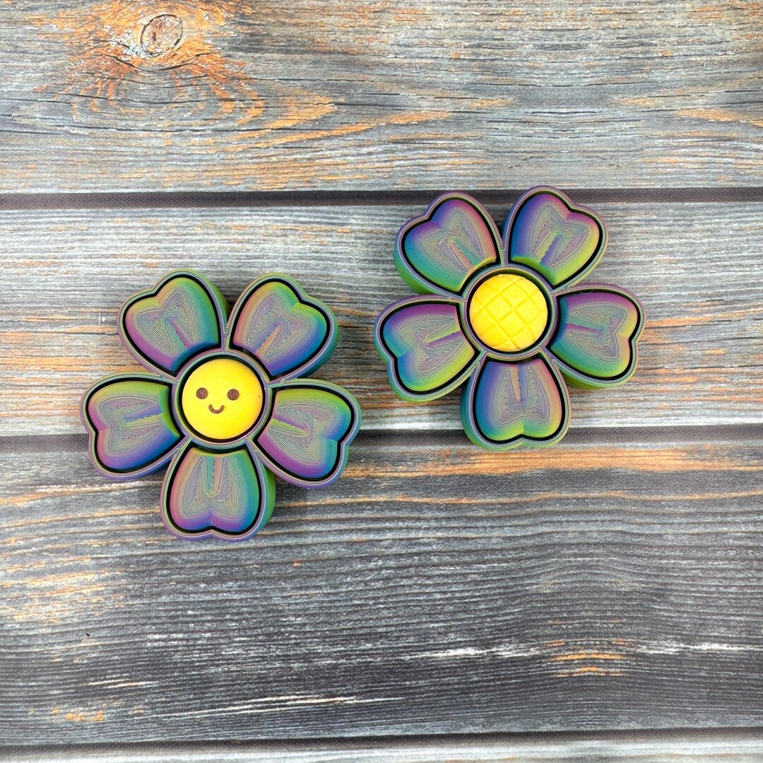 Flower Multi 3D Printed Clicker Fidgets - Etsy