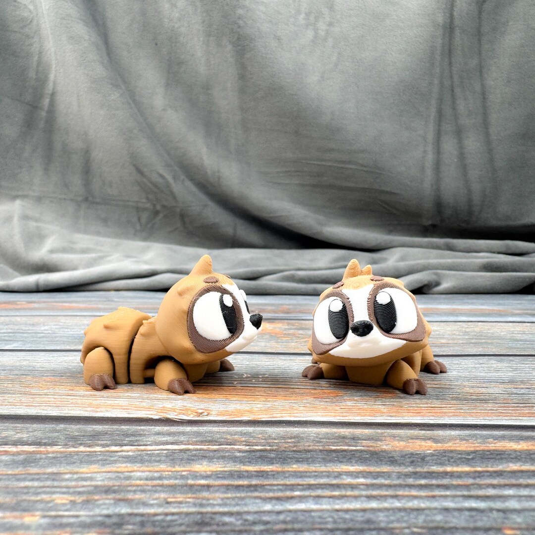 Sloth Articulated 3D Printed Fidget Figure - Etsy