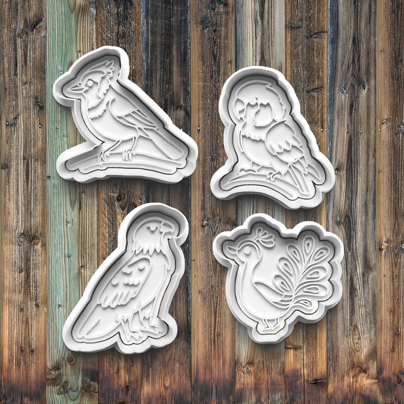 Winged Creatures Cookie Cutters, Cookie Stamps - Etsy