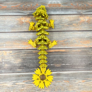 Baby Sunflower Dragon 3D Printed Articulated Figure - Etsy