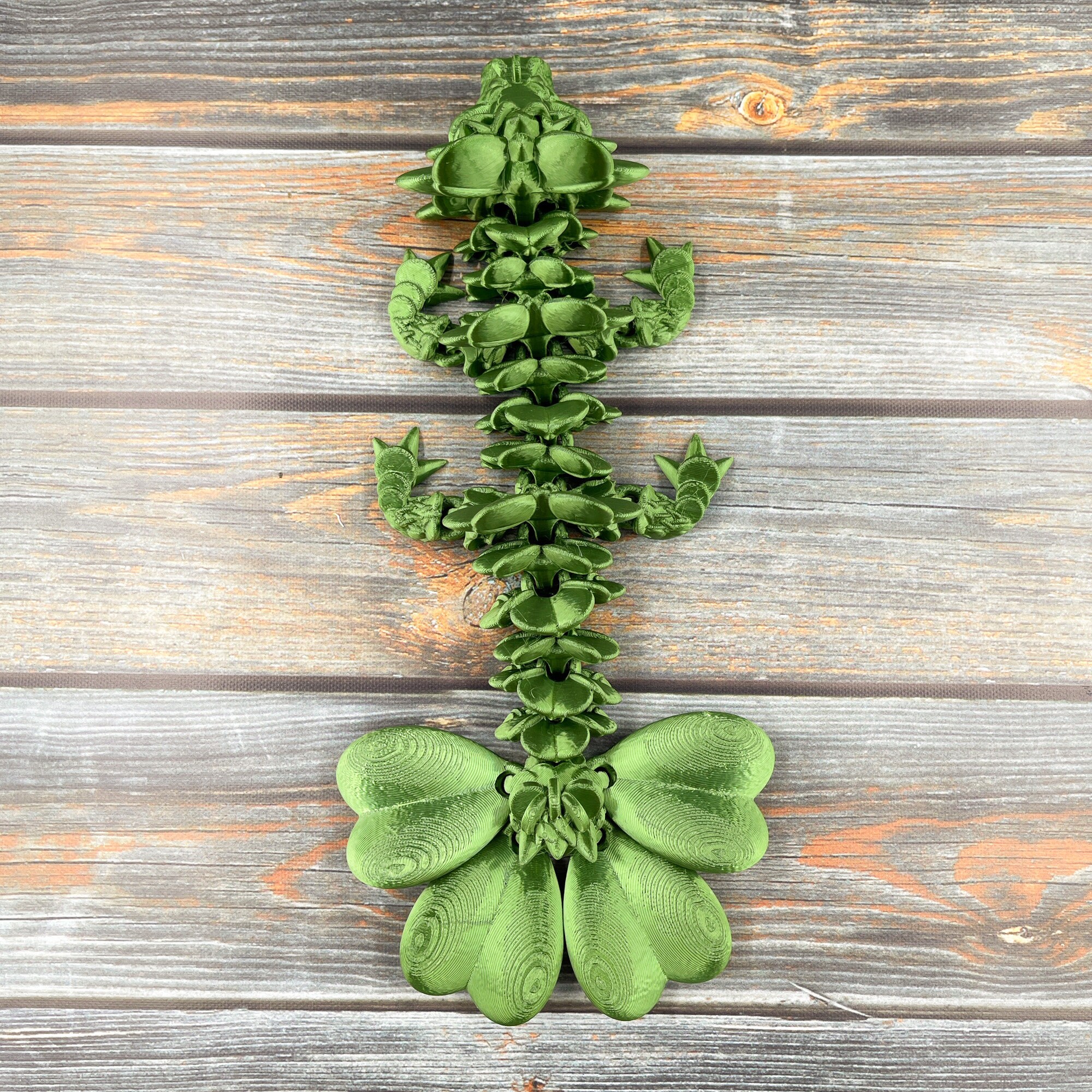 Baby Clover Dragon 3D Printed Articulated Figure - Etsy