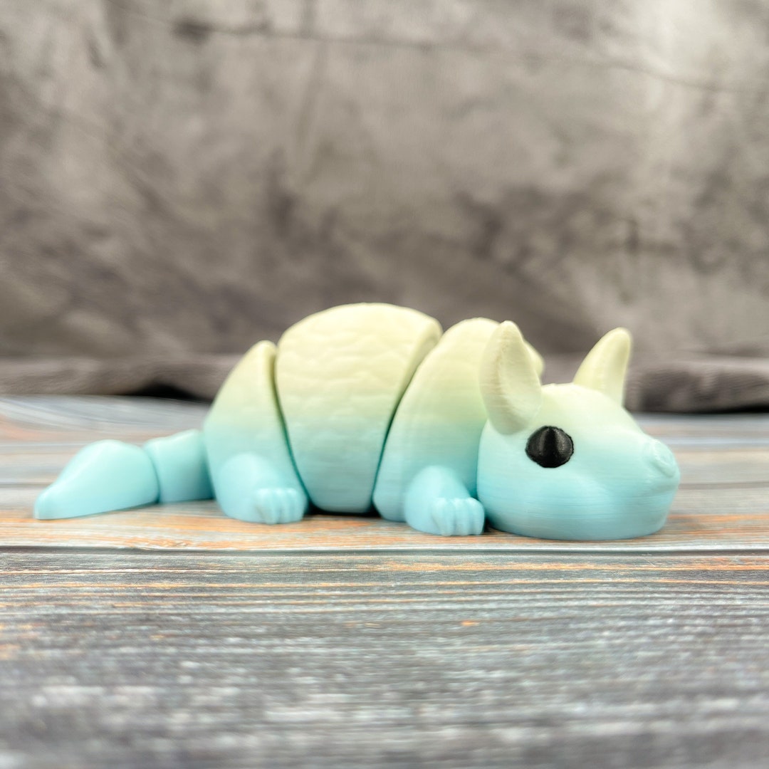 Armadillo Articulated 3D Printed Fidget Figure - Etsy