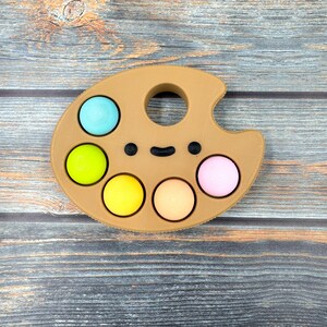 Paint Palette Multi Clicker 3D Printed Clicker Fidget - Etsy