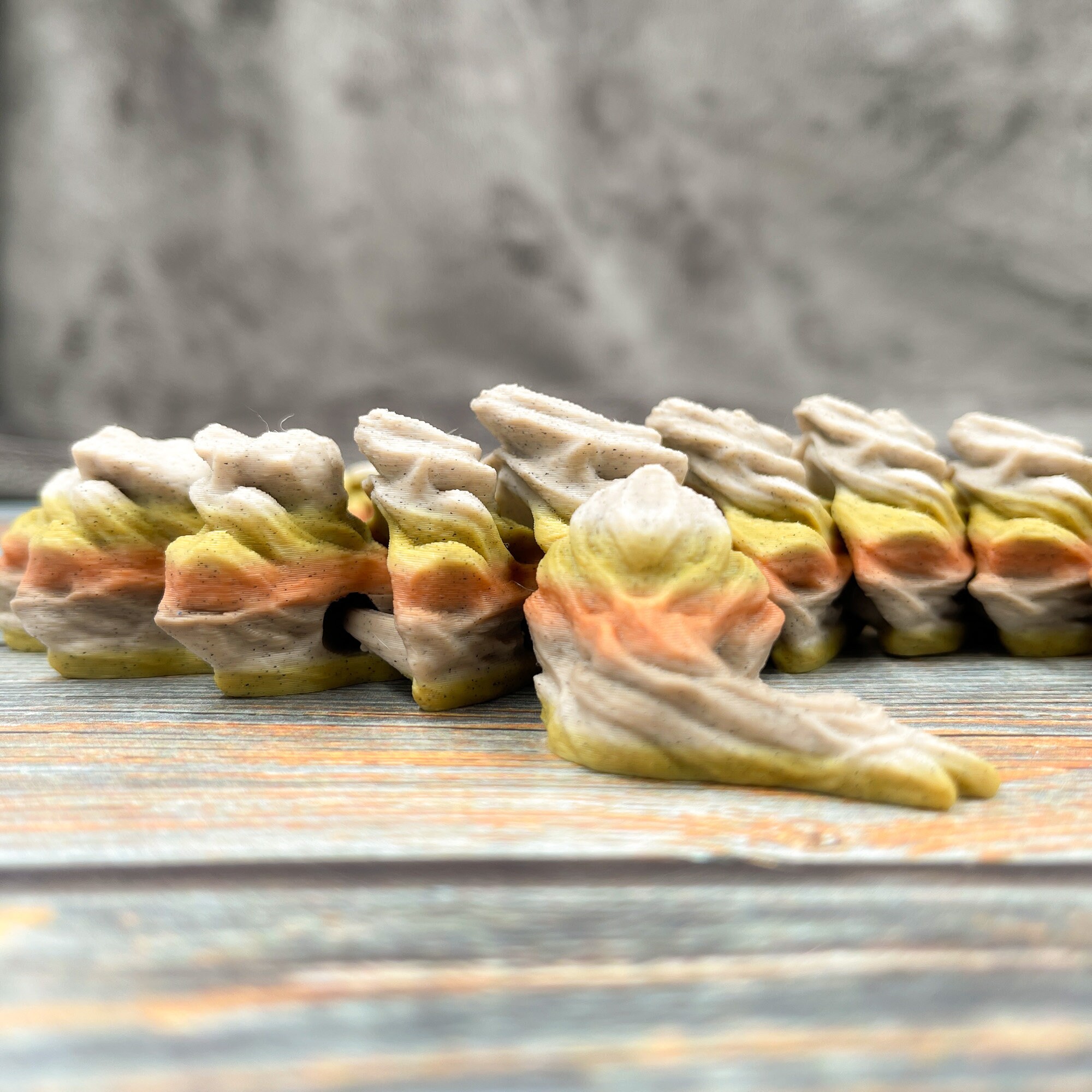 Magical Geo Dragon Sculpture: Mesmerizing 3D Printed Fidget Figure for ...