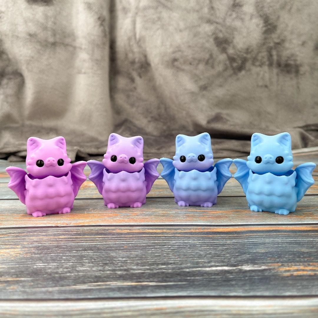 Bat Bobblehead 3D Printed Fidget Figure - Etsy