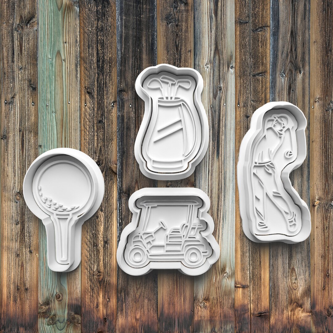 Golf Cookie Cutters, Cookie Stamps - Etsy