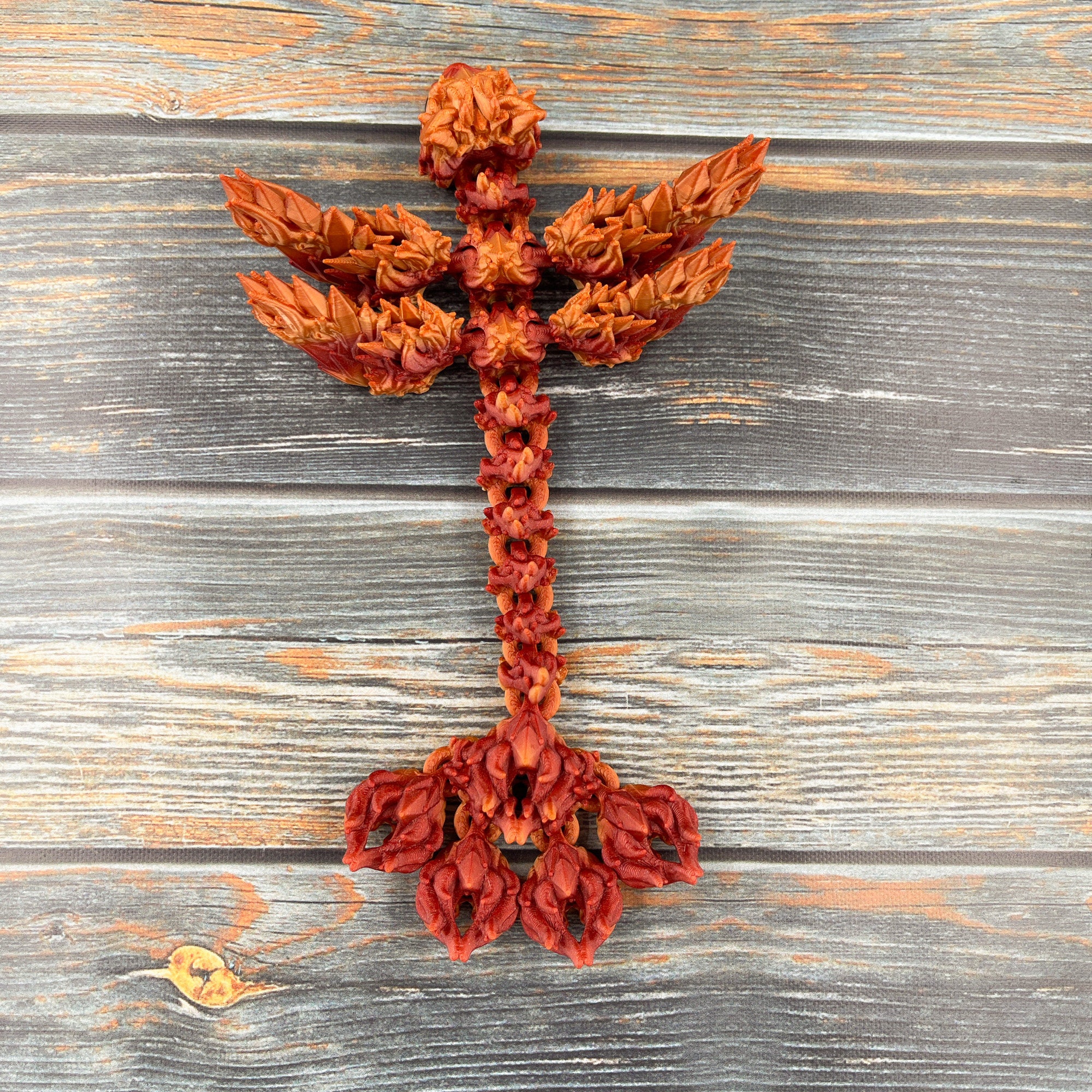 Fire Sprite Dragon 3D Printed Articulated Figure - Etsy