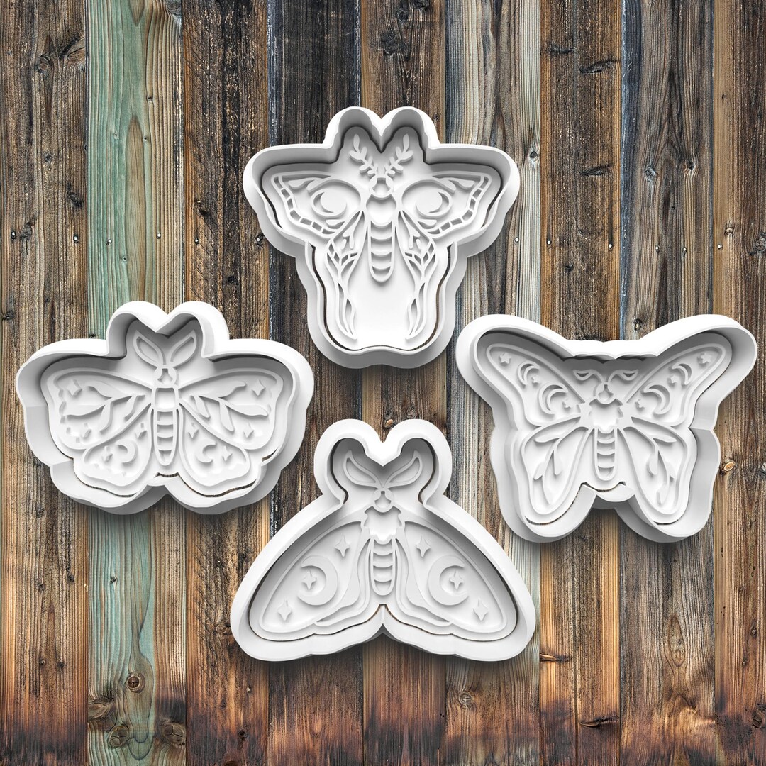 Moth Cookie Cutters, Cookie Stamps - Etsy