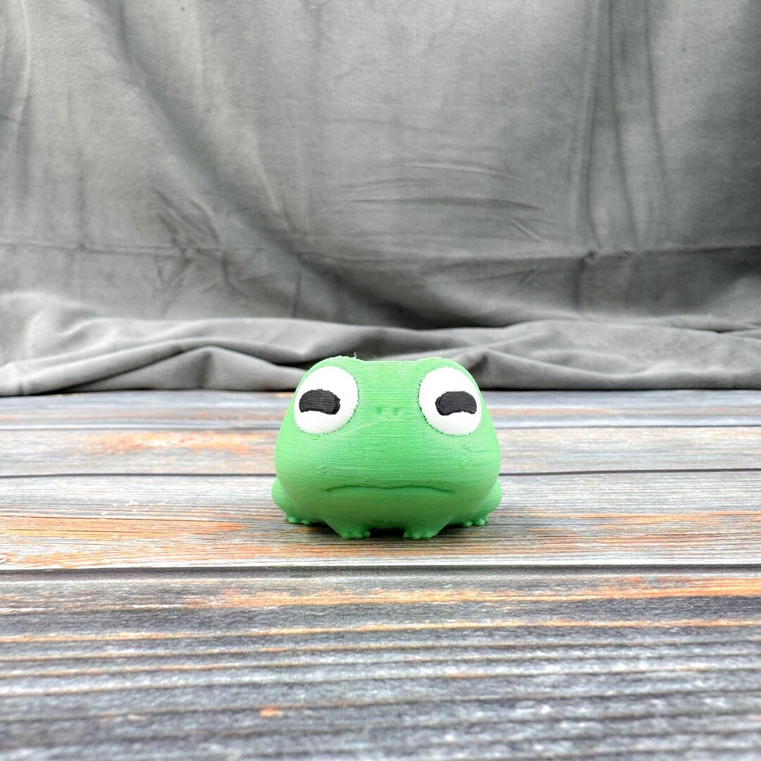 Sprout the Frog 3D Printed Display Figure - Etsy