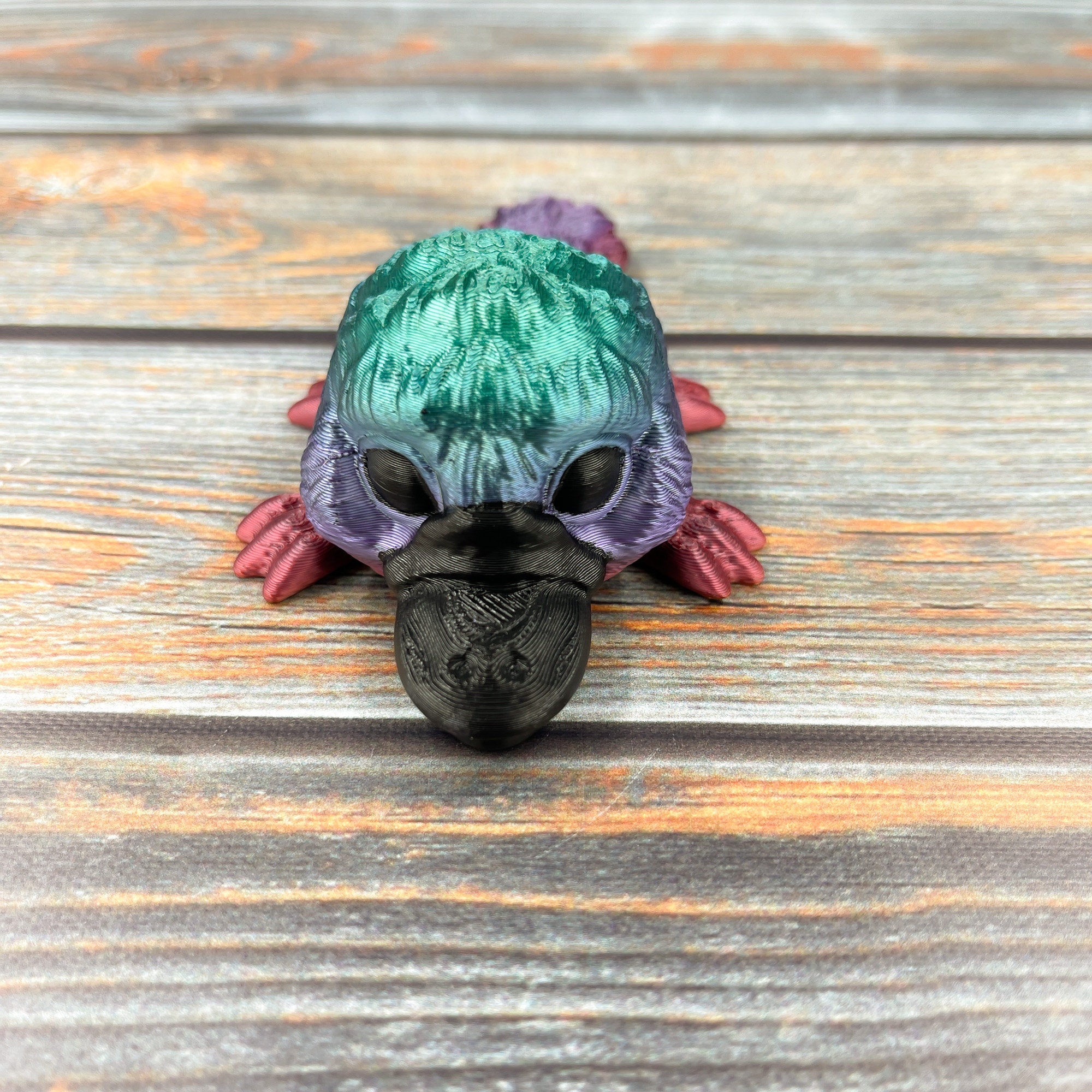 Platypus Puffling 3D Printed Articulated Fidget Figure Fun Stress Relief Toy - Etsy