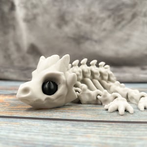 Mini Skeleton Dragon 3D Printed Articulated Figure - Etsy