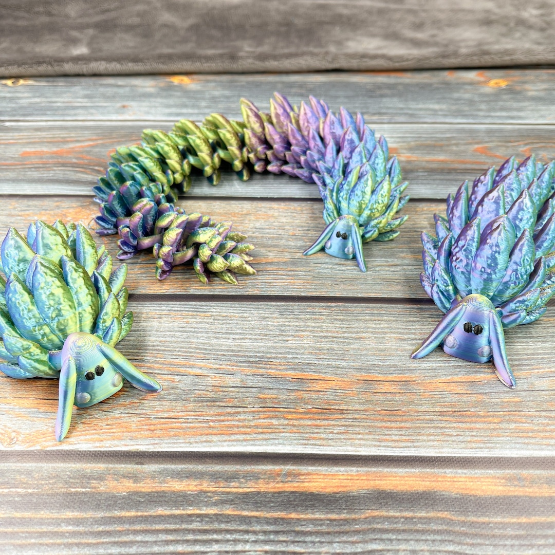 Leaf Sea Slugs 3D Printed Articulated Fidget Figure - Etsy