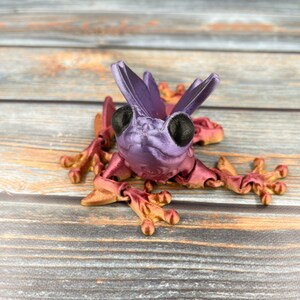 Flutter Frog Articulated 3D Printed Fidget Figure - Etsy