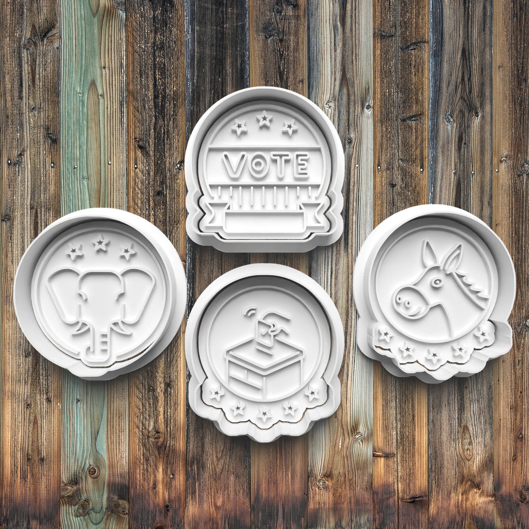Vote US Election Cookie Cutters, Cookie Stamps - Etsy