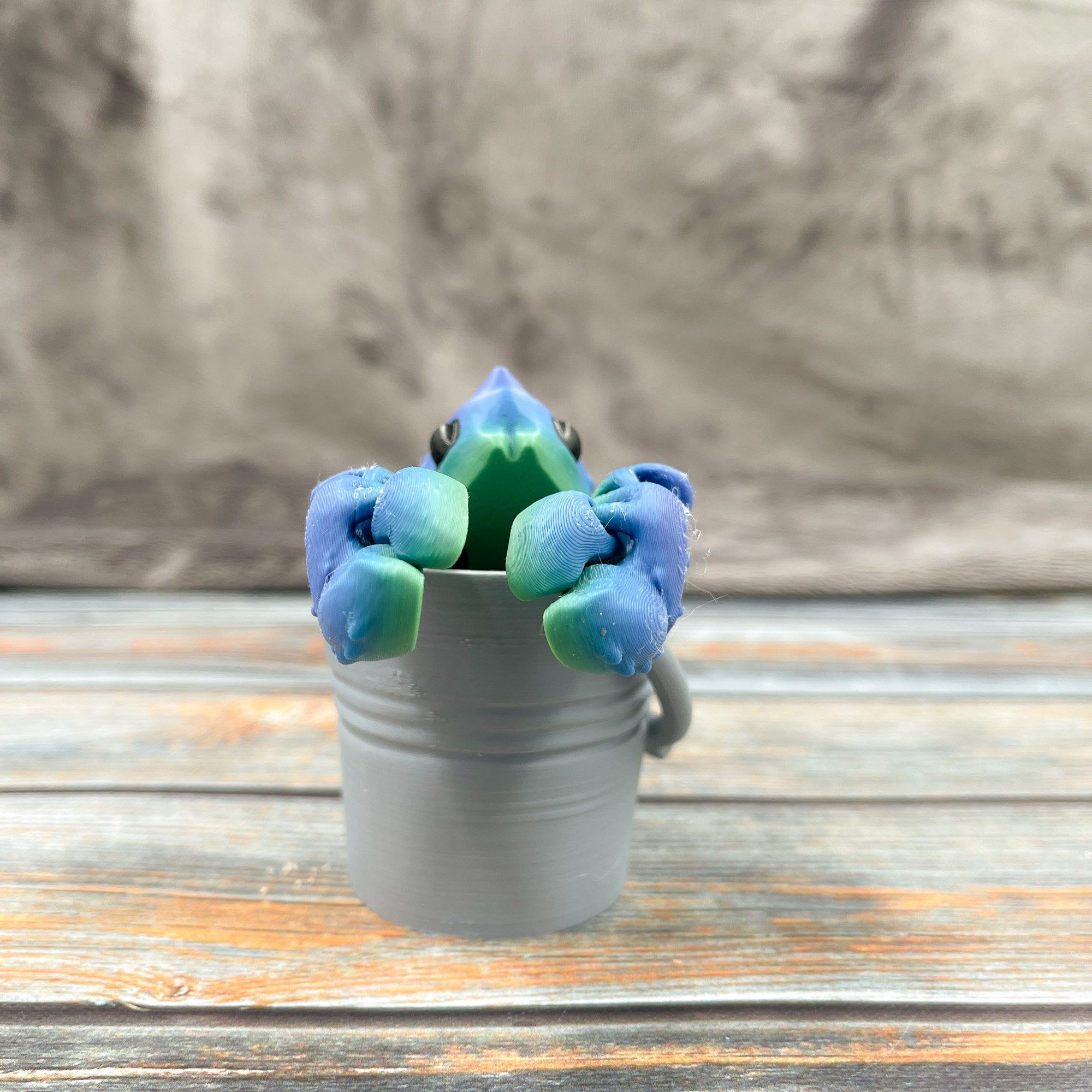 Rainbow Lobster Bucket 3D Printed Articulated Fidget Figure - Etsy