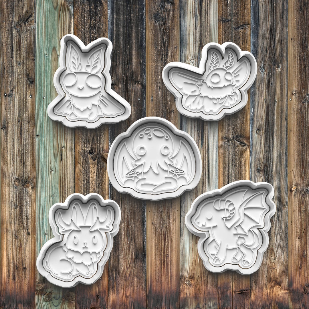 Cryptids Folklore Cookie Cutters, Cookie Stamps - Etsy