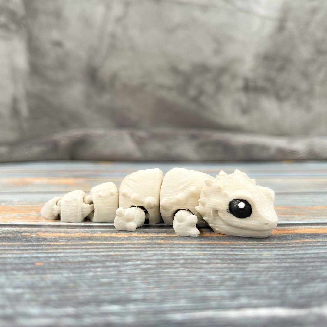 Mini Bearded Dragon Articulated 3D Printed Fidget Figure - Etsy