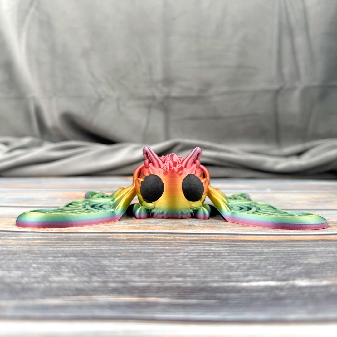 Butterfly Puffling 3D Printed Articulated Fidget Figure - Etsy