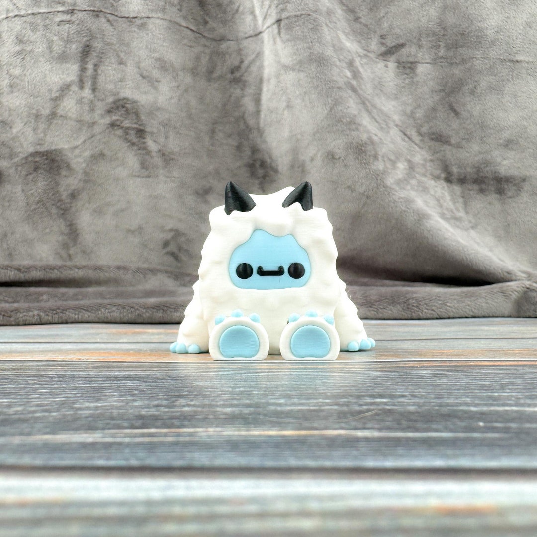 Yeti Articulated 3D Printed Fidget Figure - Etsy