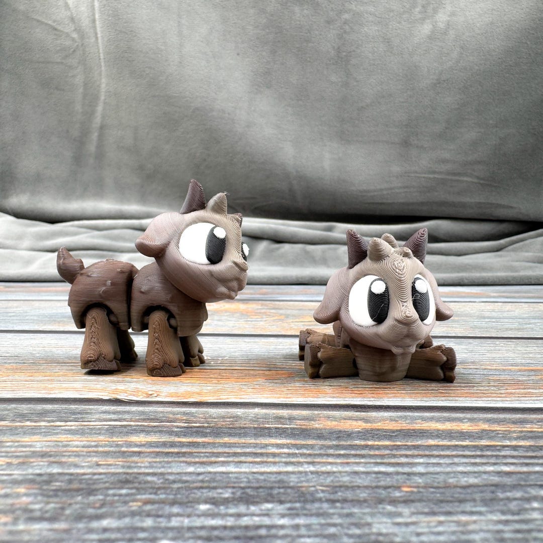 Goat Articulated 3D Printed Fidget Figure - Etsy