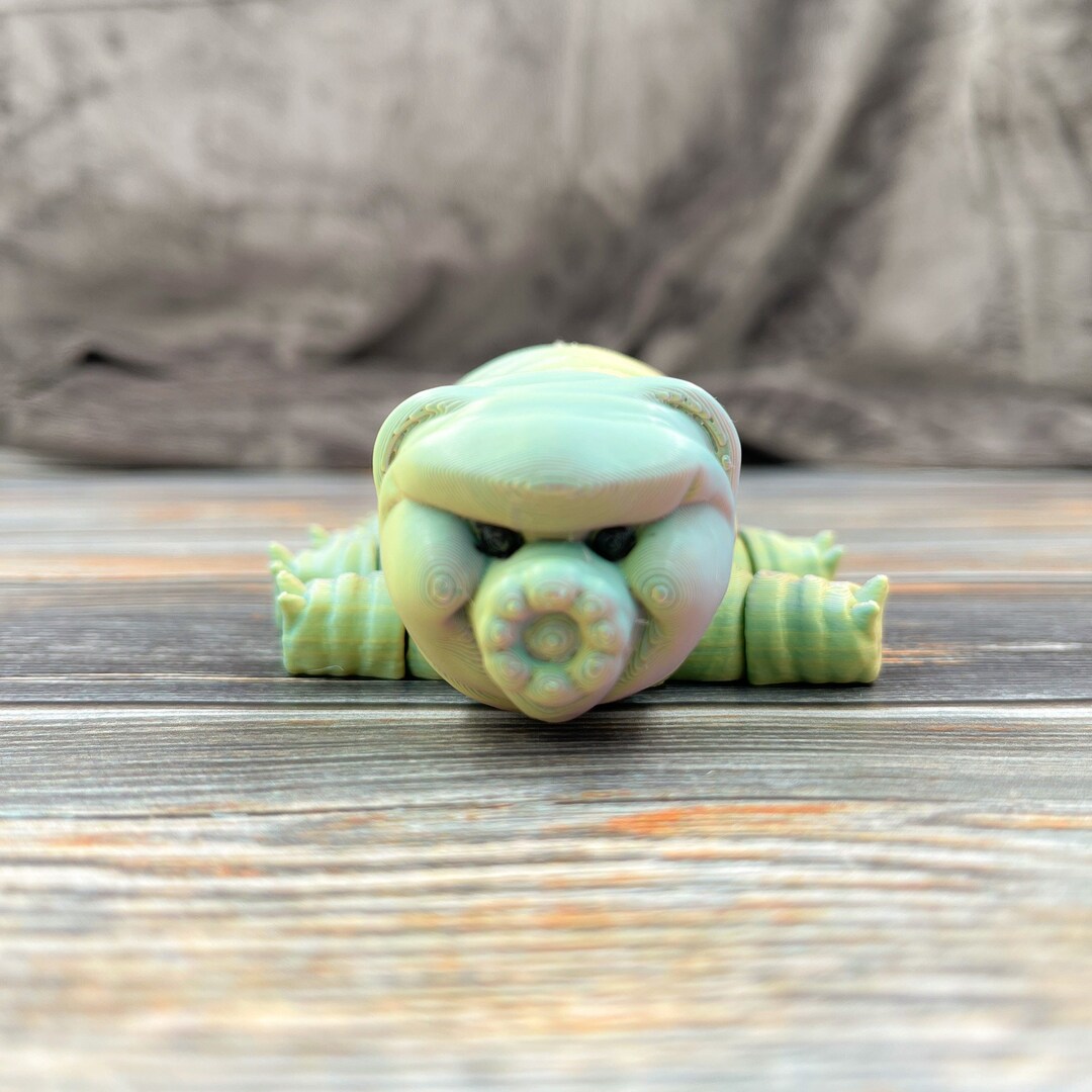 Tardigrade Articulated 3D Printed Fidget Figure - Etsy