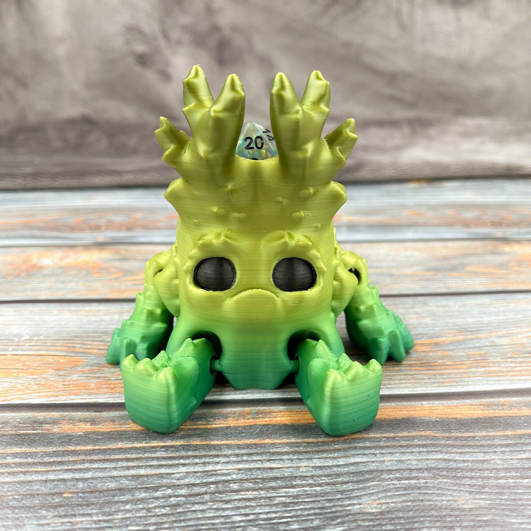 Woodland Warden 3D Printed Dice Buddy - Etsy