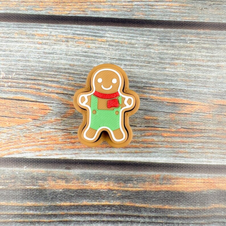 Gingerbread Family 3D Printed Clicker Fidgets - Etsy