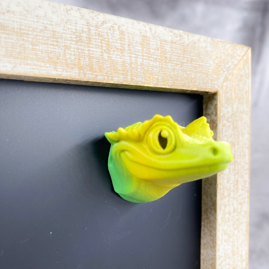 Crested Gecko 3D Printed Magnet - Etsy
