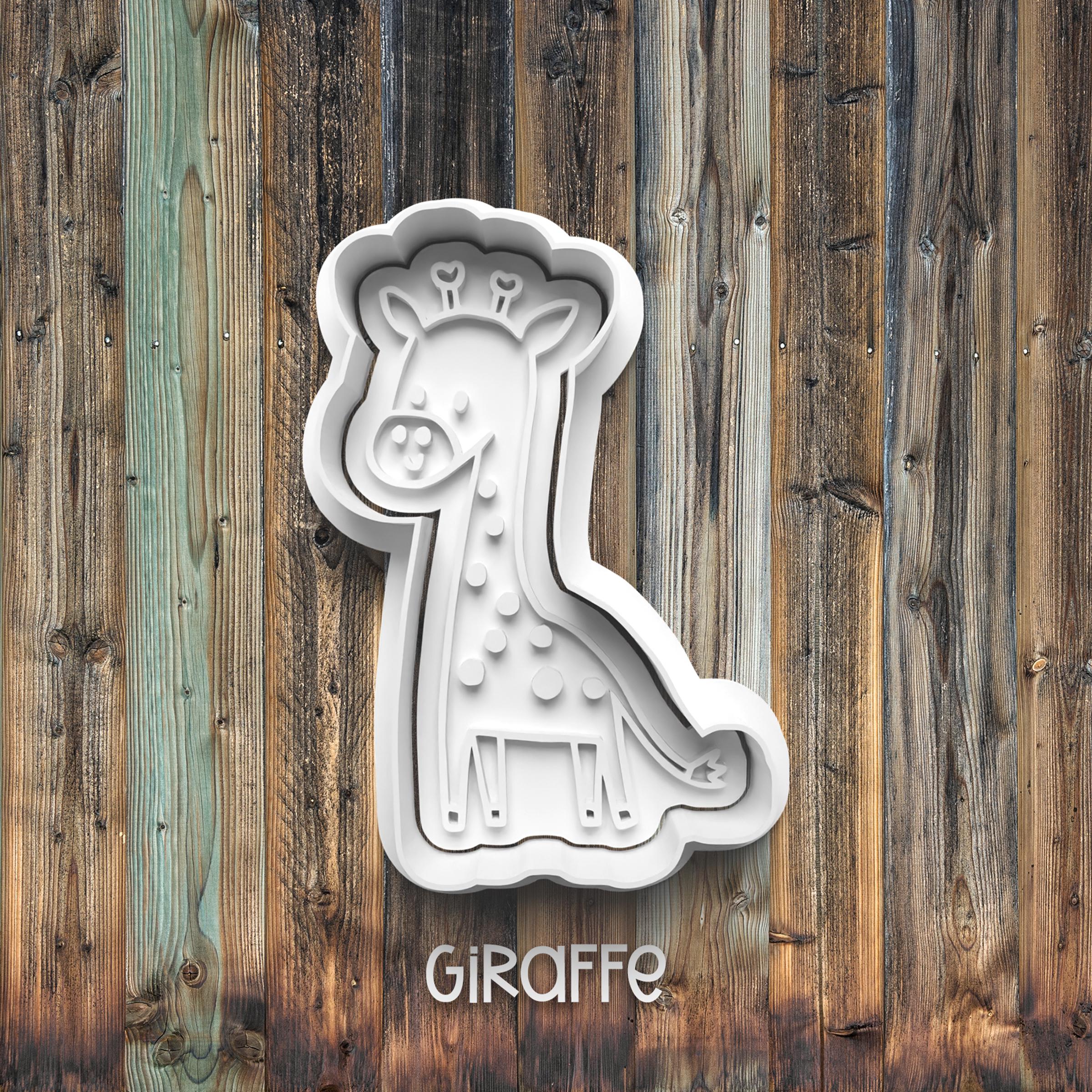 Wild Animals Cookie Cutters, Cookie Stamps - Etsy