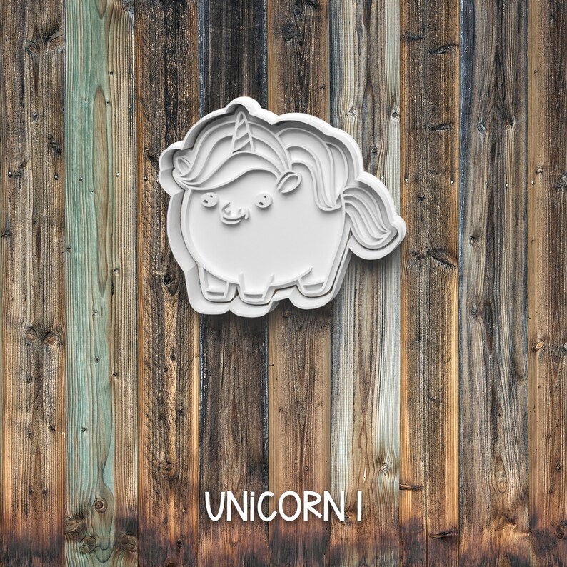 Unicorns Cookie Cutters Cookie Stamps - Etsy
