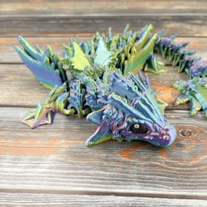 Baby Ocean Dragon 3D Printed Articulated Figure - Etsy