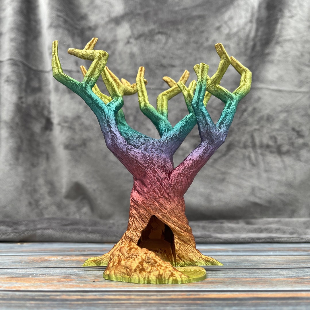 World Tree 3D Printed Dice Tower - Etsy