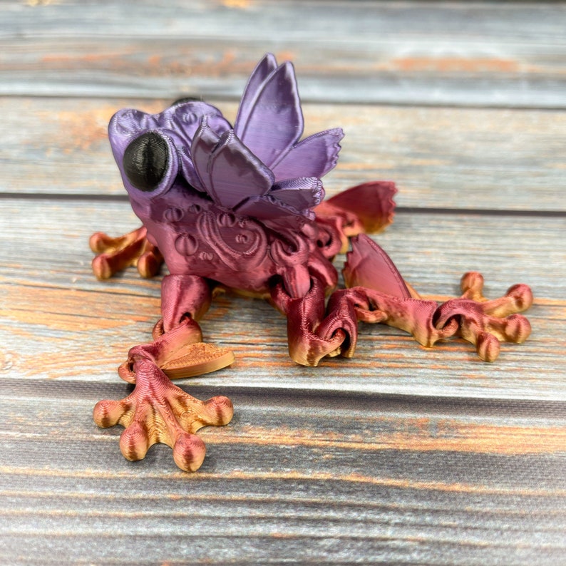 Flutter Frog Articulated 3D Printed Fidget Figure - Etsy