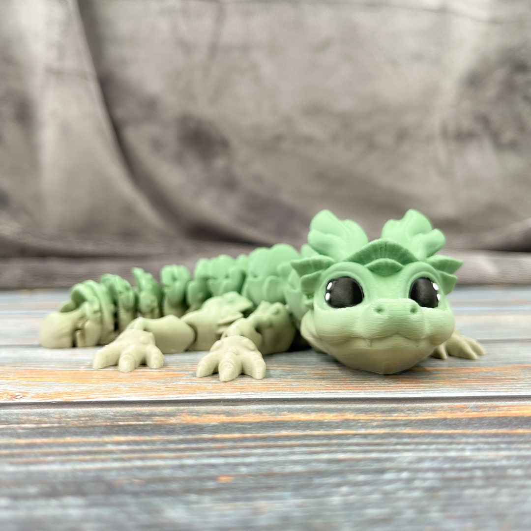 Fungus Dragon 3D Printed Articulated Figure - Etsy