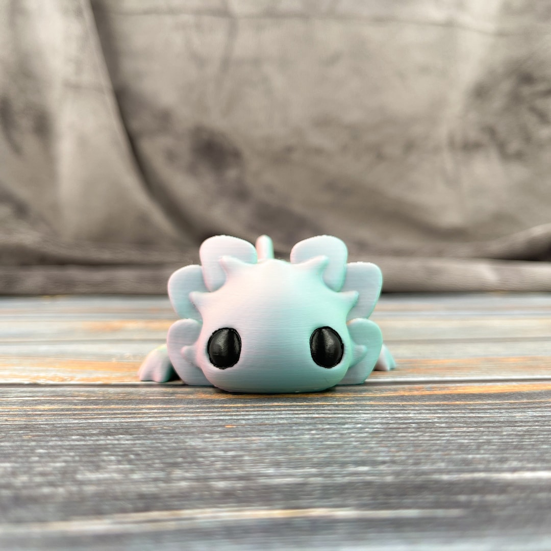 Axolotl Tadpole 3D Printed Articulated Fidget Figure - Etsy