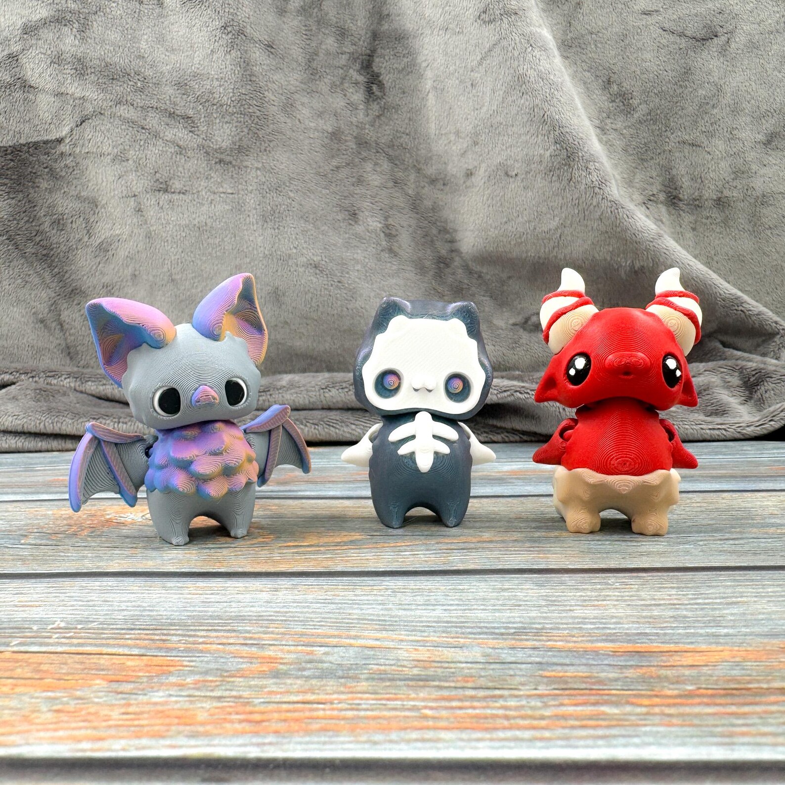 Bat Pixie 3D Printed Fidget Figure - Etsy