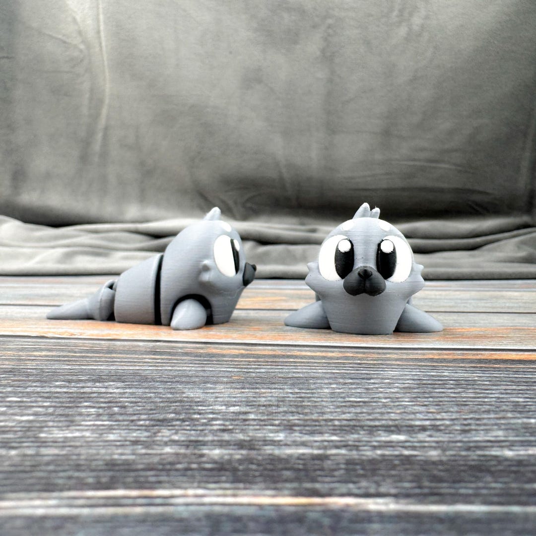Seal Articulated 3D Printed Fidget Figure - Etsy