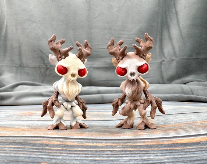 Mini Wendigo 3D Printed Fidget Figure - Etsy