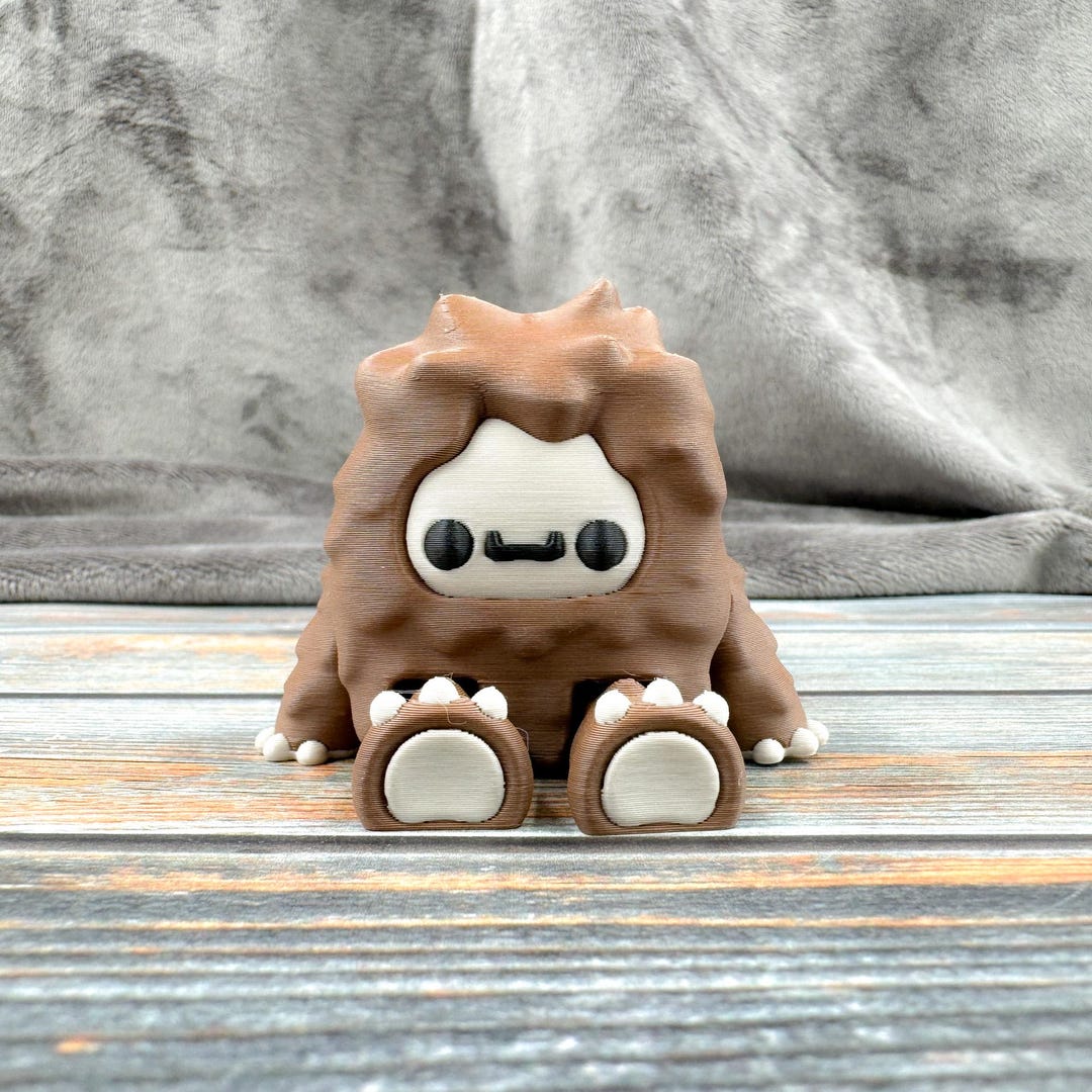 Bigfoot Articulated 3D Printed Fidget Figure - Etsy