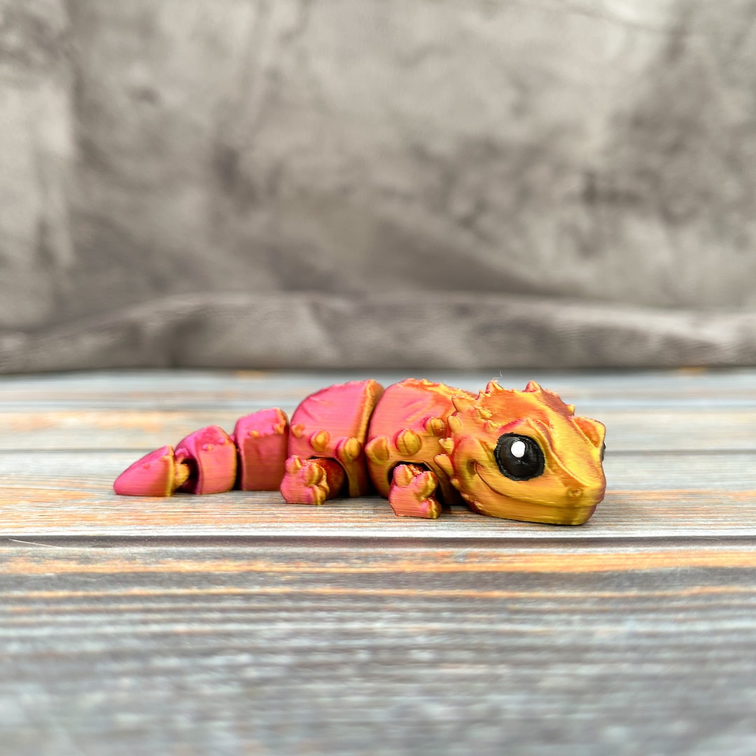 Mini Bearded Dragon Articulated 3D Printed Fidget Figure - Etsy