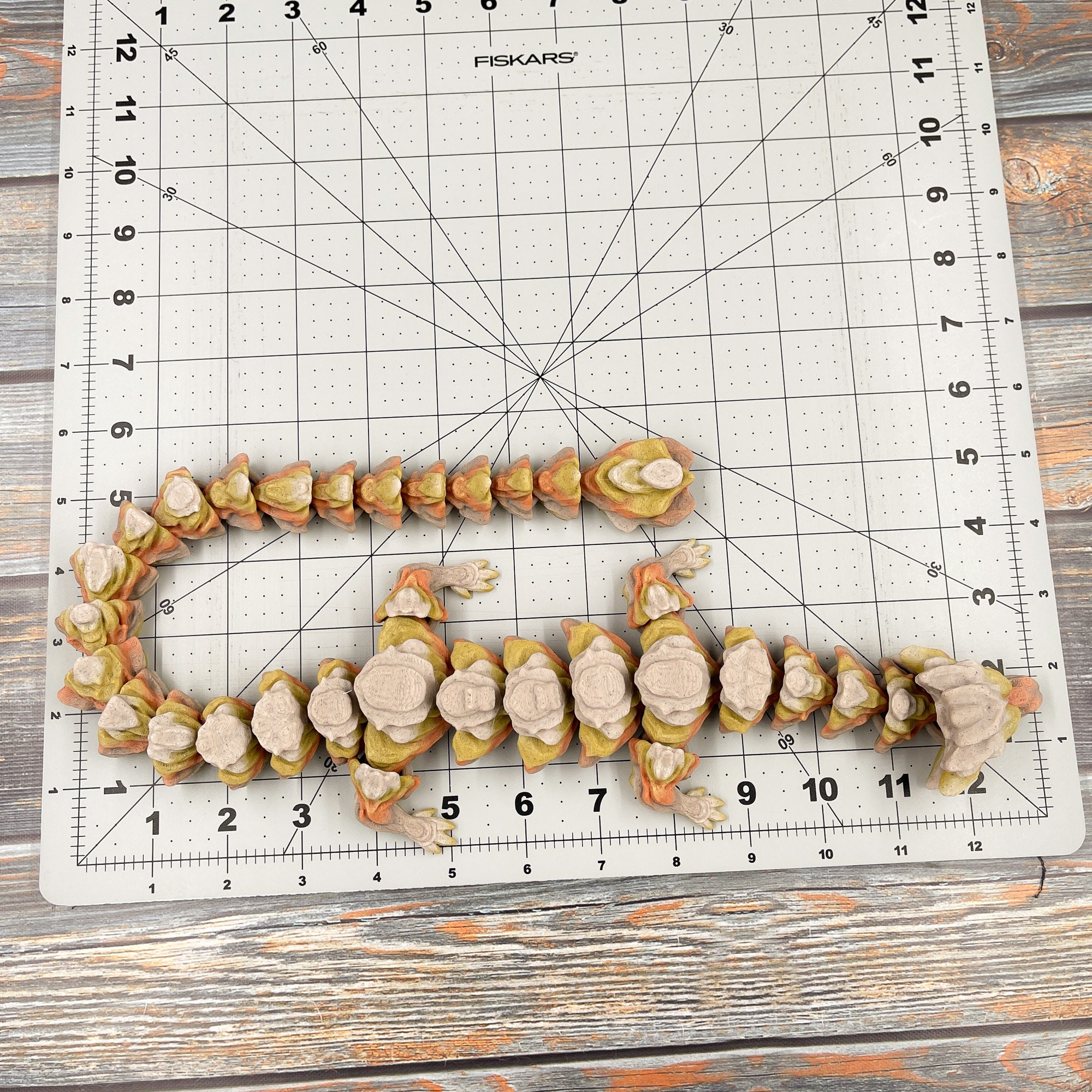 Magical Geo Dragon Sculpture: Mesmerizing 3D Printed Fidget Figure for ...