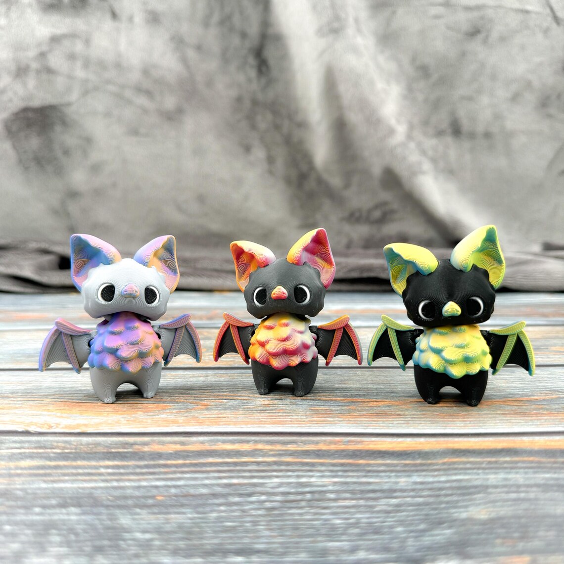 Bat Pixie 3D Printed Fidget Figure - Etsy