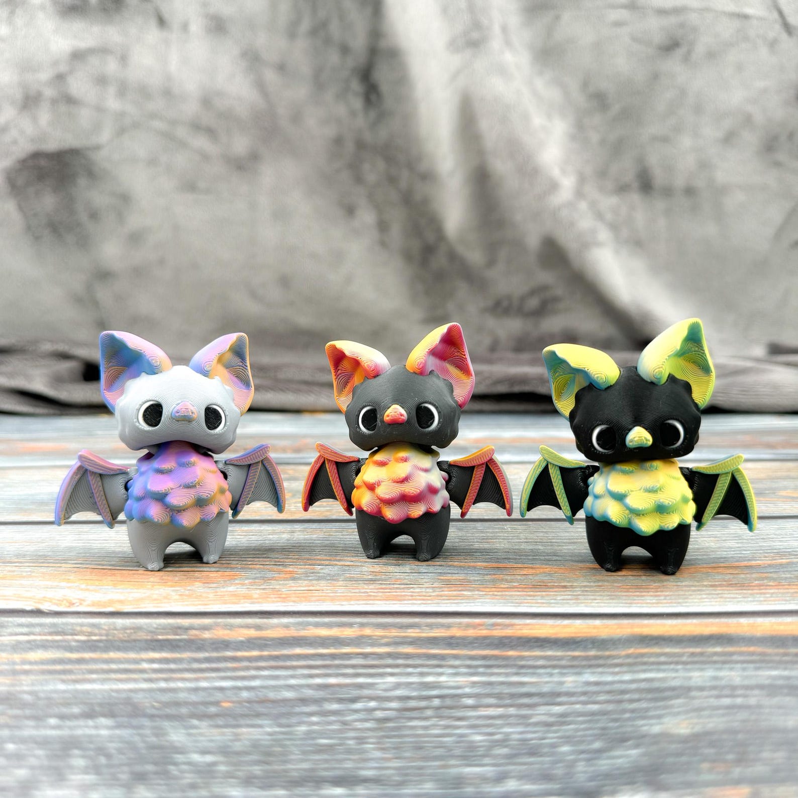 Bat Pixie 3D Printed Fidget Figure - Etsy