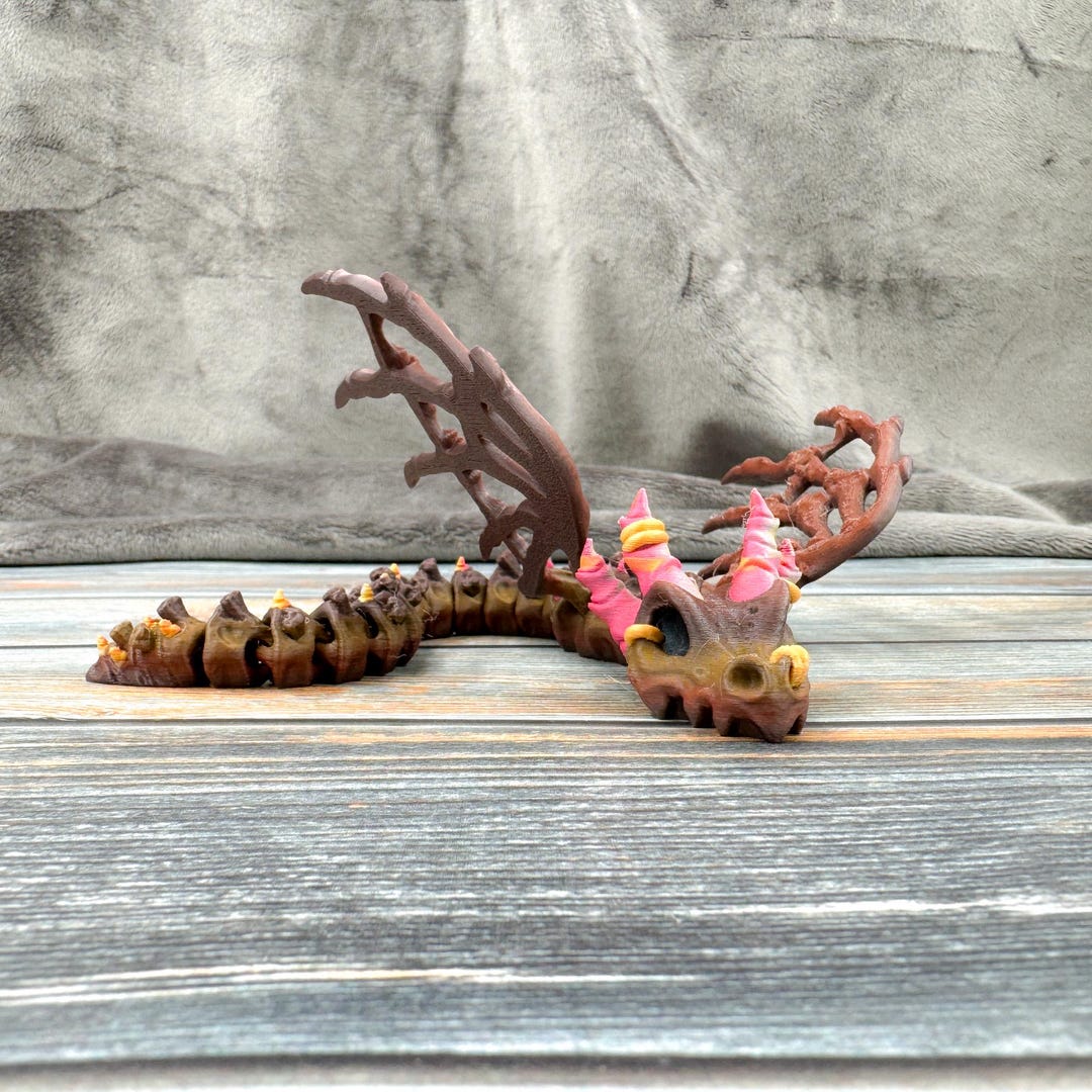 Mini Morte Dragon 3D Printed Articulated Figure - Etsy