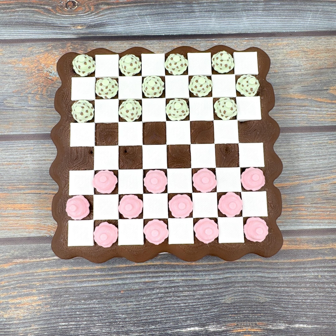 Ice Cream Sandwich Checkers 3D Printed Game - Etsy